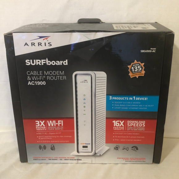 ARRIS | Networking | Arris Surfboard Cable Modem Wifi Router Ac90 | Poshmark